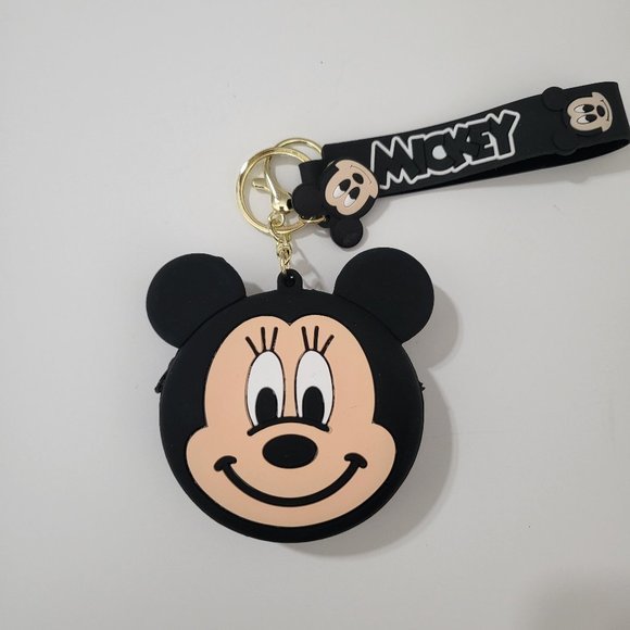 Disney | Accessories | Disney Mickey Mouse Keychain Pvc Coin Purse Key ...